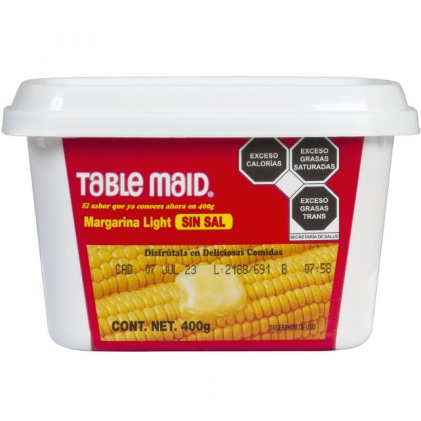 Margarina Light Sin Sal Table Maid® 39% - Ventura Foods Mexico
